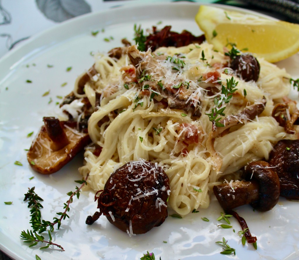 Mushroom Spaghetti – My Whisk and I