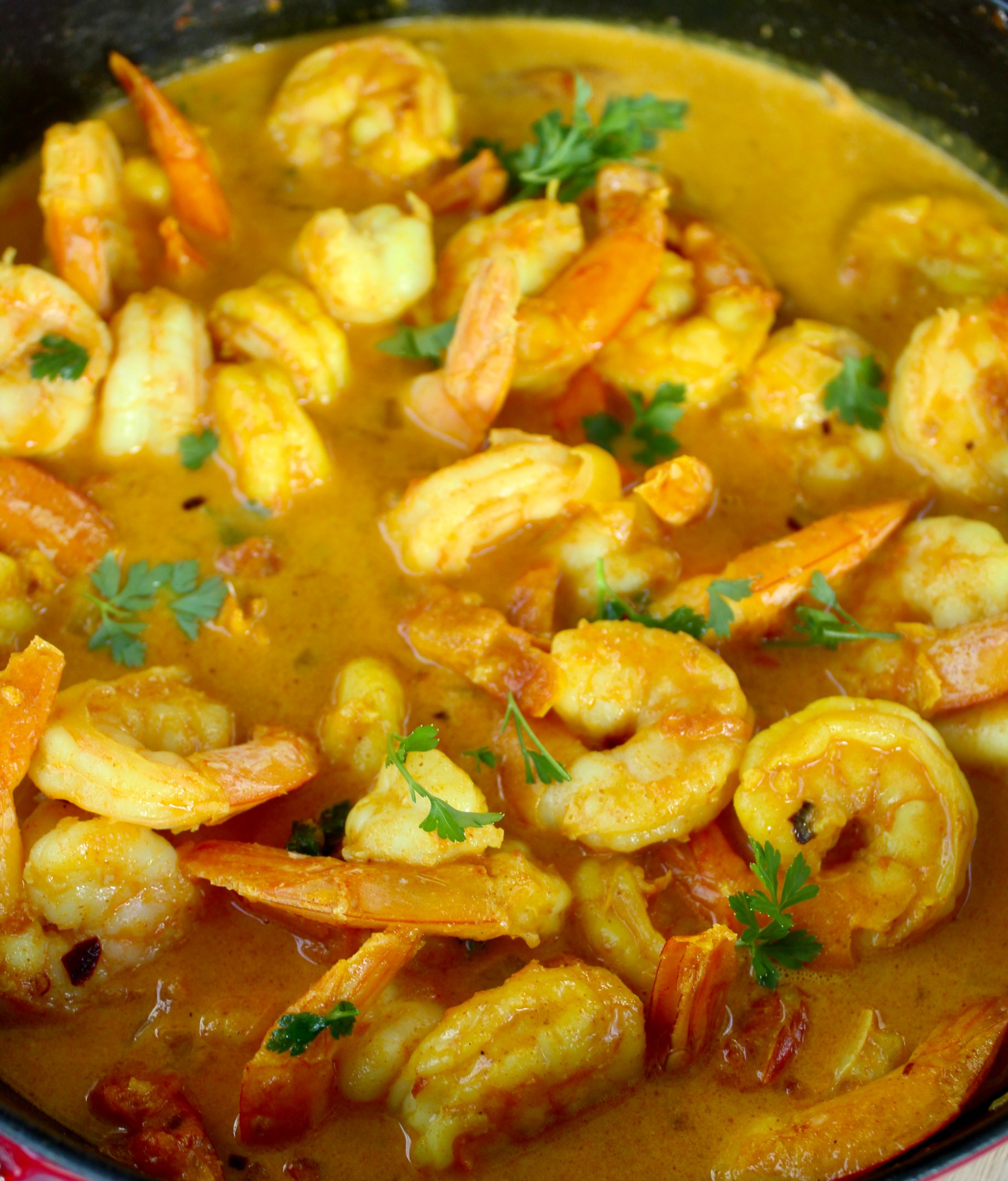 Creamy Curried Prawns – My Whisk and I